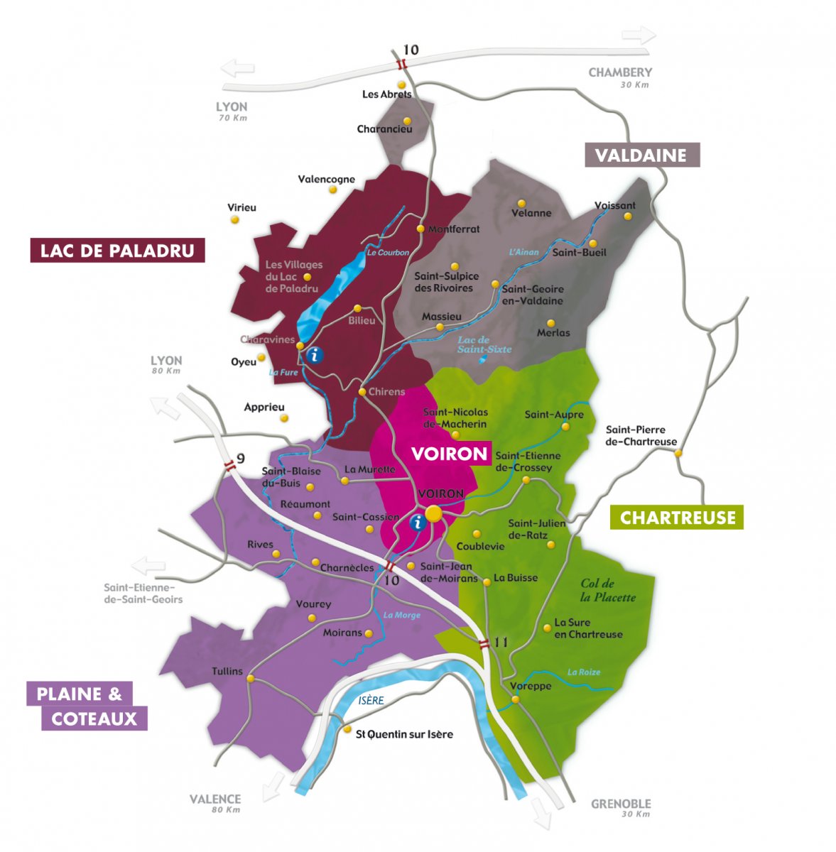 Espaces de travail, salles de réunion et bureaux à Voiron et Moirans